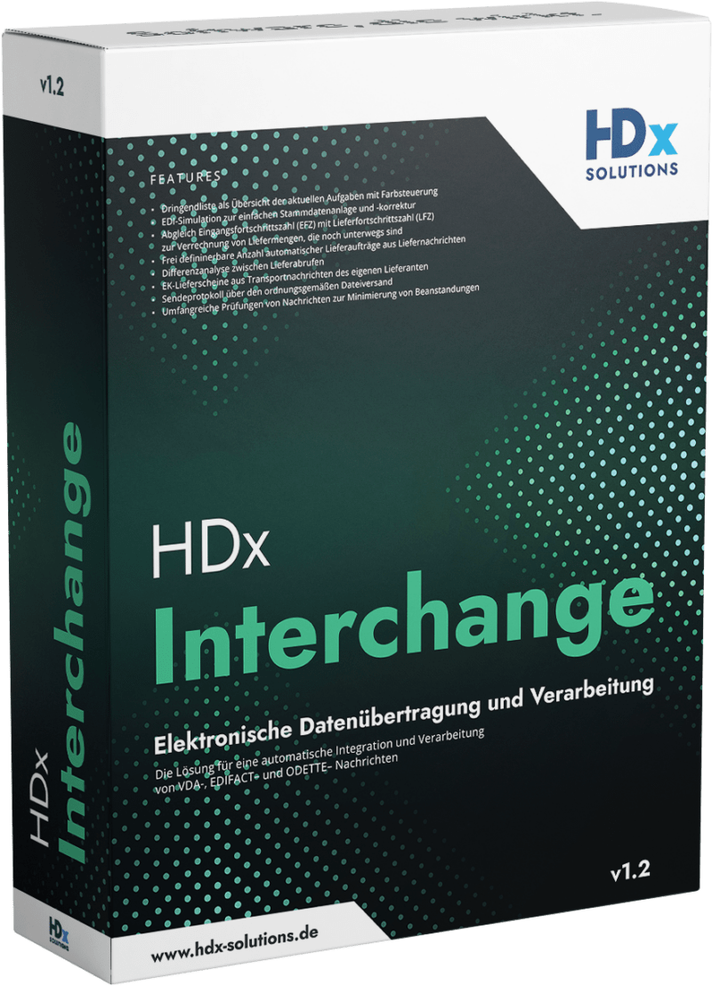 EDI-Lösung HDxInterchange - HDx Solutions
